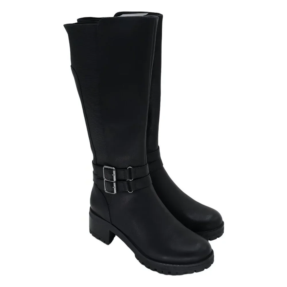 GC Shoes | Shoes | Gc Shoes Jonah Knee High Lug Sole Block Heel Boots ...